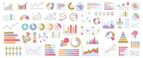 Chart And Graphs Sales Increase And Reduce Stock Vector Illustration