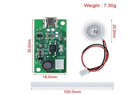buy high quality usb air humidifier module spray diy kit nebulizer module evelta