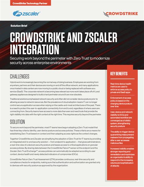 Zscaler Apps And Integrations Crowdstrike Marketplace