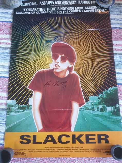 Slacker 1990 Richard Linklater Autographed Movie Poster Liberland