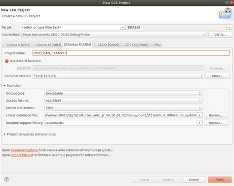 Ccstda4vmxevm Rtos Can Application Ccs Project Configuration Processors Forum Processors