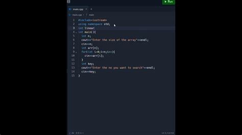 Linear Search Code By C Linearsearch Shortsfeed Youtube