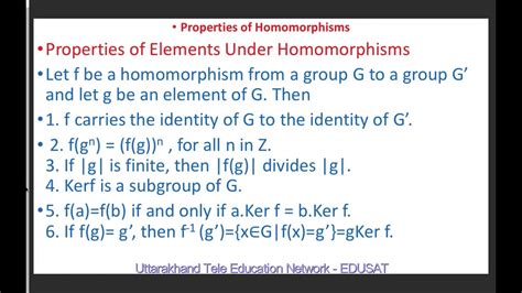 Group Theory Homomorphism YouTube