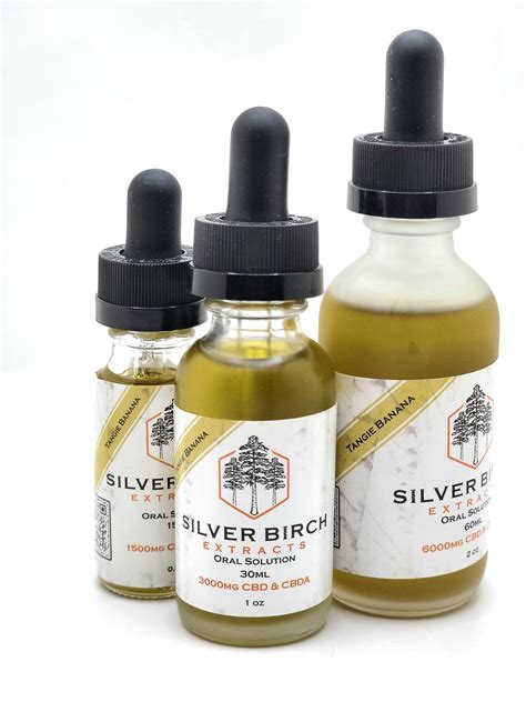Cbd Cbda Silver Birch Extracts