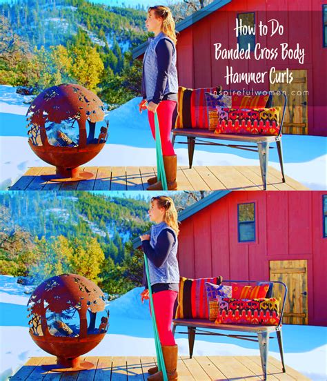 Band Cross Body Hammer Curl Inspireful Women