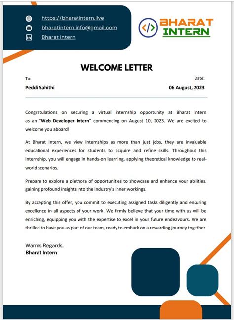 Intern Bharatintern Internship Virtualinternship Webdevelopment