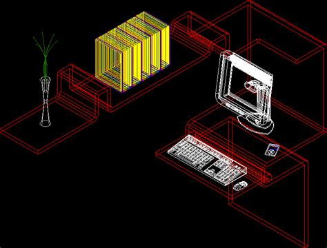 Computer Table DWG Block For AutoCAD Designs CAD Computer Table DWG Block For AutoCAD Designs CAD
