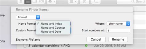 Tip Simple Batch File Renames In The Finder Six Colors