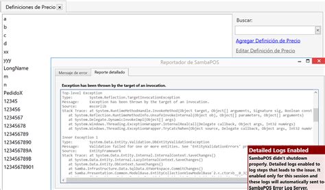 Adding Price Definitions Crashes SambaPOS V5 Issue SambaClub Forum