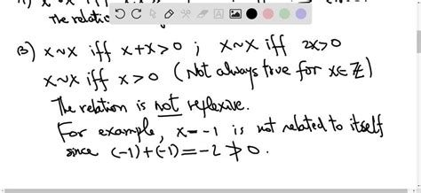 Solved Determine Whether The Following Relations On The Integers Are