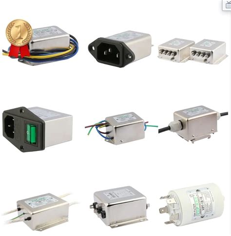 OEM Power AC Socket DC Noise Filter Connector IEC Rfi Inlet EMI EMC Plug Passive Filter For