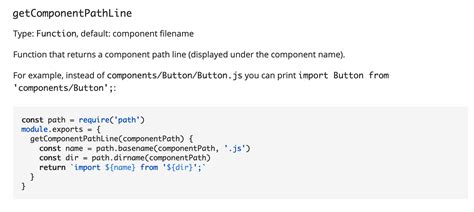 Addon Docs Automatically Display Component Import Paths · Issue 7772