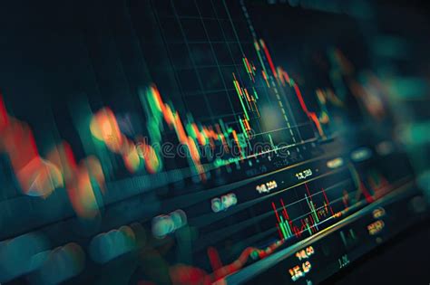 The Cityscape Serves As A Backdrop For The Computergenerated Graph