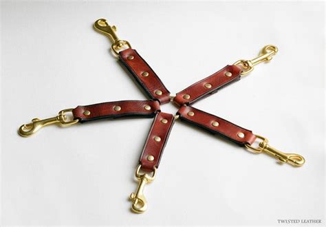 Leather 5 Way Hogtie Bdsm Bondage Hogties Fetish Etsy