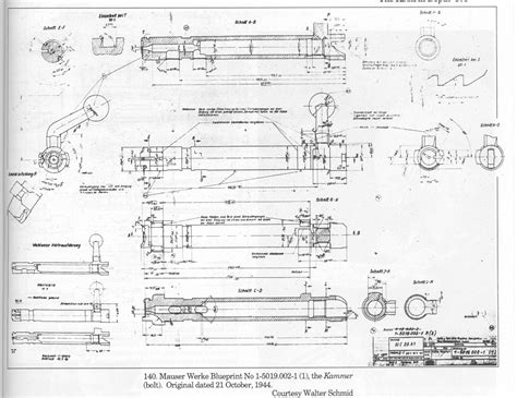 Mauser 98 Engineering Drawings And Blueprints Gunboards Forums