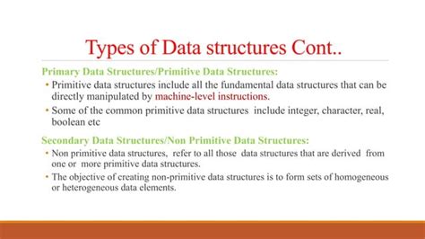 Data Structures Slideshare Ppt