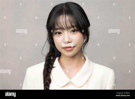 Jo Yu Ri Poses For A Portrait To Promote The Second Season Of Squid