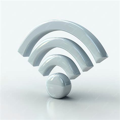 Wifi Signal Connection Network Symbol 3d Background Images Hd Wallpapers Premium Ai Generated