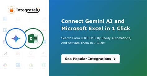Gemini Ai Microsoft Excel Integration 2 Integrations ️