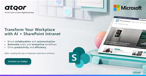Atqor On Linkedin Atqor Ai Sharepoint Aiautomation Aiintranet Employeeexperience…
