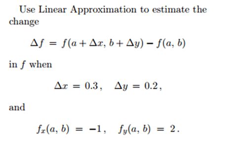 OneClass Use Linear Approximation To Estimate The Change Delta F F A Delta X B Delta Y