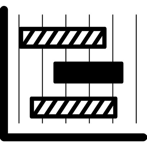 Horizontal Bars Chart Vector SVG Icon SVG Repo