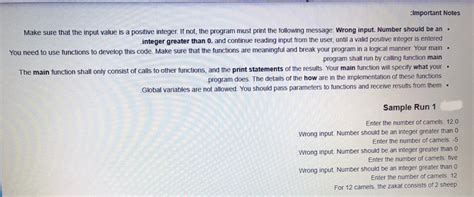 Solved Write A Python Program That Computes The Zakat