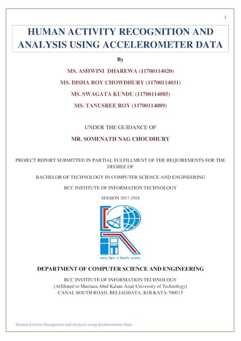 Pdf Human Activity Recognition And Analysis … Human Activity Recognition And Analysis Using