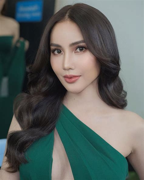 Ploypapat Pattanee Most Beautiful Thai Trans Women In Halter Maxi Dress Photoshoot Thai