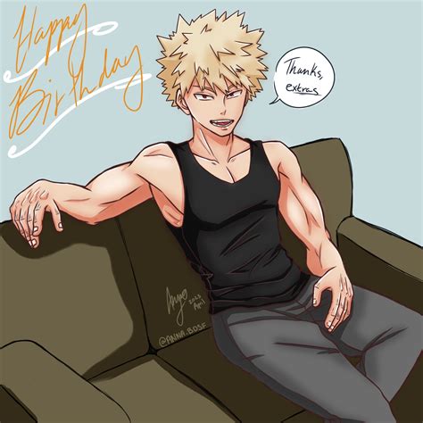 Katsuki Bakugo Happy Birthday By Kinalati On Deviantart