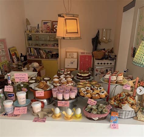 Bakery Design With Delicious Pastries And Desserts