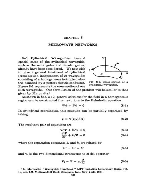 Microwave Networks Pdf Transmission Line Waveguide