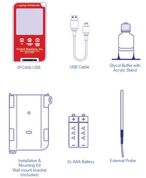 logtag vfc400 usb vaccine monitoring data logger kit user guide