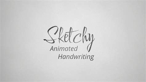 Handwriting Text Templates For After Effects Design Shack