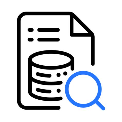 Search Data Generic Color Outline Icon