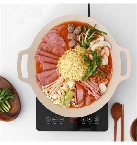 인터샵 그리들 세라믹 Ih 고기 불판 구이팬 캠핑 고기판 구이판 36cm 티몬