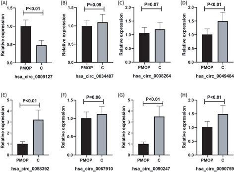 Rt‐qpcr Validation Of Target Circrna In The Pmop Group Vs Control Download Scientific Diagram
