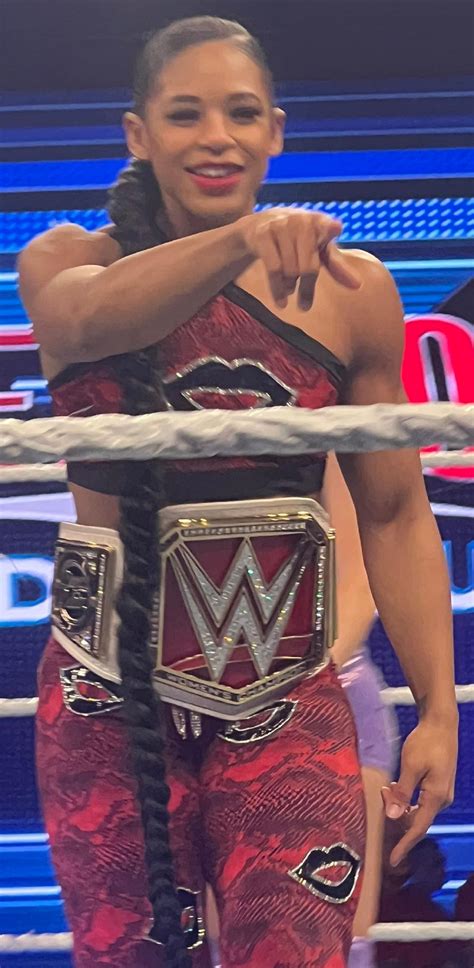 Bianca Belair Wearing Her Sexy Dark Red Gear 2 By Dragonmatt600 On