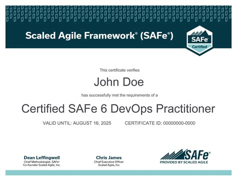 SAFe DevOps Certification SAFe DevOps Practitioner