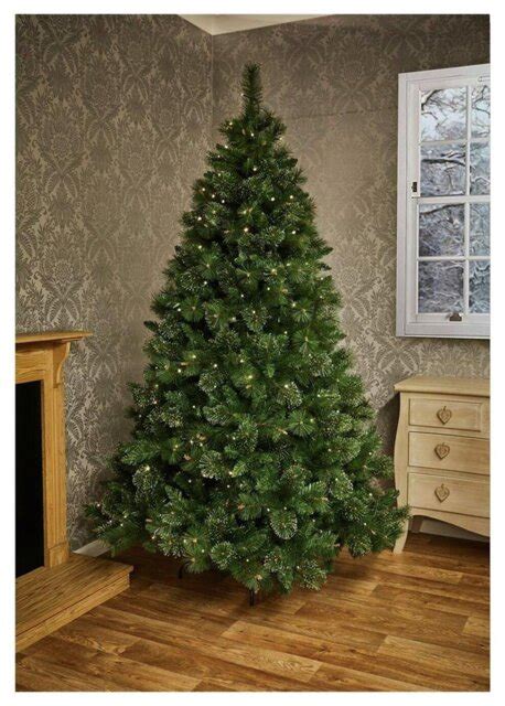 Premier Decorations 6ft Pre Lit Pine Christmas Tree By Habitat