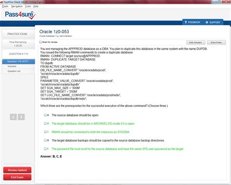 pass oracle database 11g administrator certified professional exam