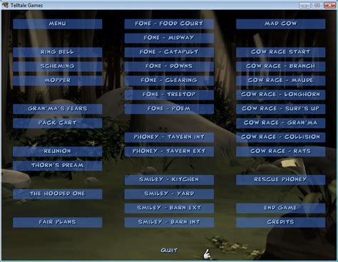 Sam And Max And Bone Debug Menus Quick And Easy Software