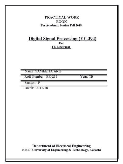 Dsp Manual Download Free Pdf Sampling Signal Processing Discrete Time And Continuous Time