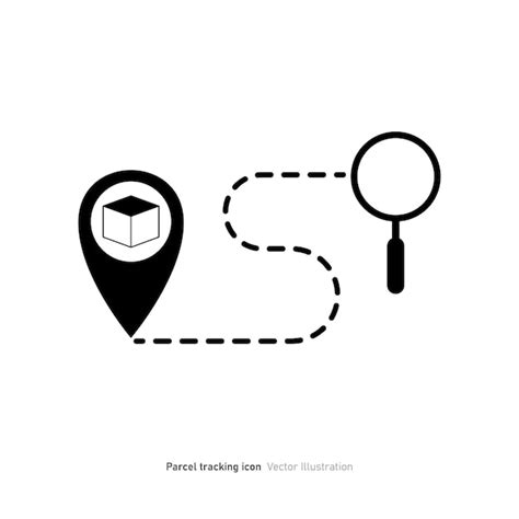 Premium Vector Parcel Tracking Icon Design Vector Illustration