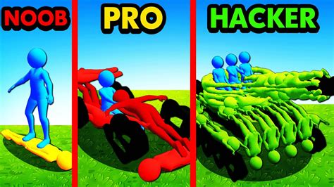 NOOB Vs PRO Vs HACKER HUMAN VEHICLE YouTube