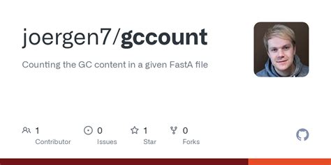 Github Joergen Gccount Counting The Gc Content In A Given Fasta File