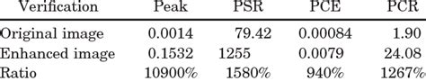 Verification Performance Parameters Download Table