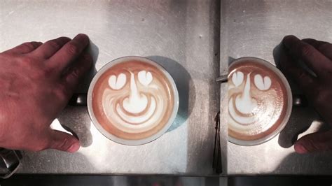Smiley Face Latte Art Youtube