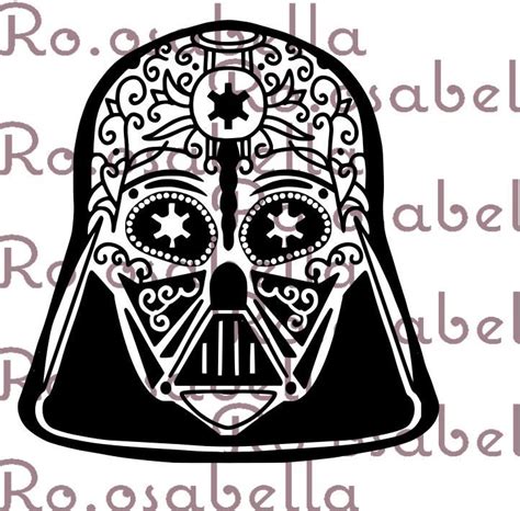 Darth Vader Sugar Skull Tattoo