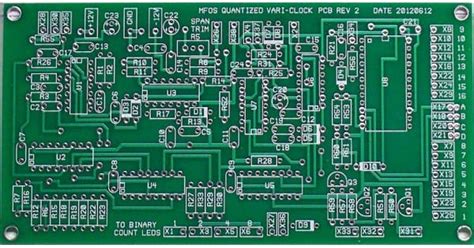 16 Step Quantized Vari Clock PCB